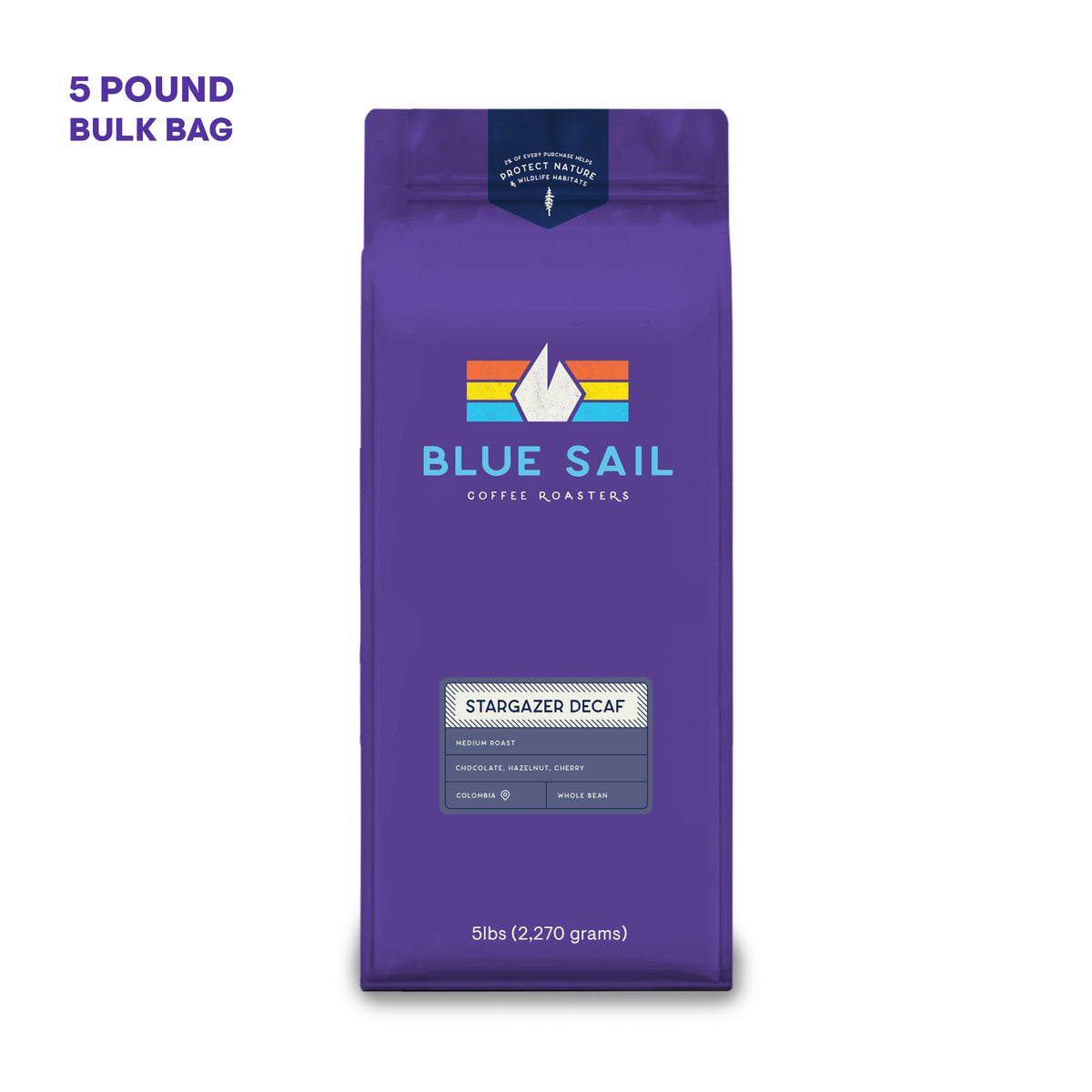 Stargazer Decaf - 5 lb bag – Blue Sail Coffee Subscriptions